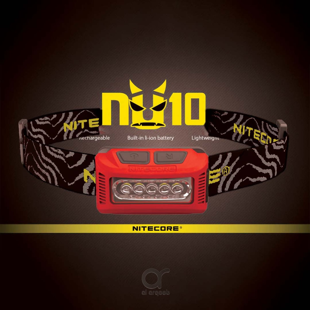 Nitecore NU10 160 Lumen Ultra Lightweight Rechargeable Red