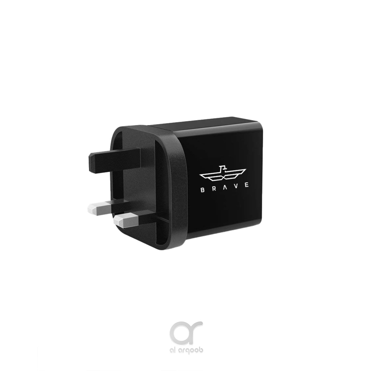Brave Black Dual USB Wall Charger 24W – Fast & Smart Charging Adapter