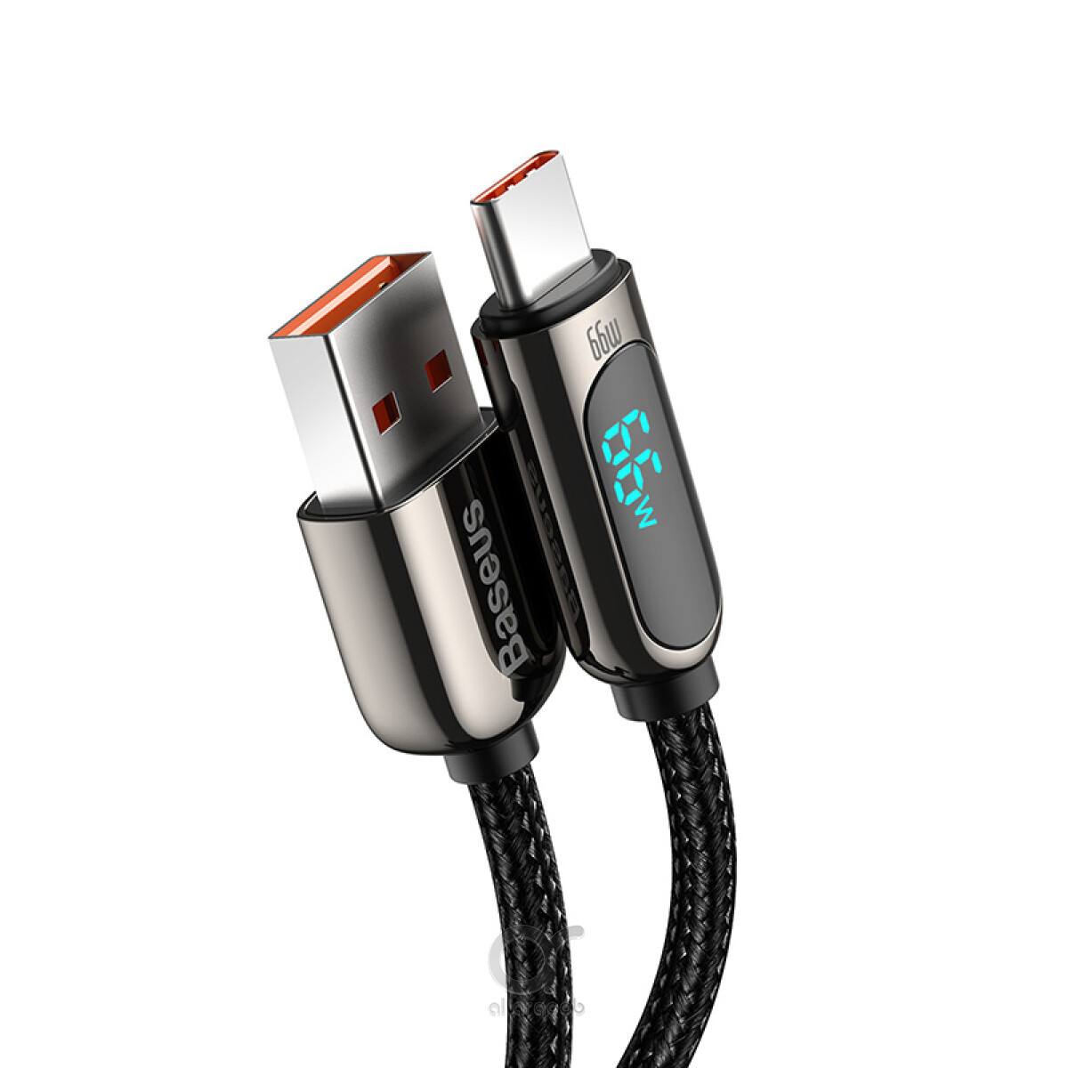Baseus Display Fast Charging Data Cable USB to Type-C 66W (2m) Black