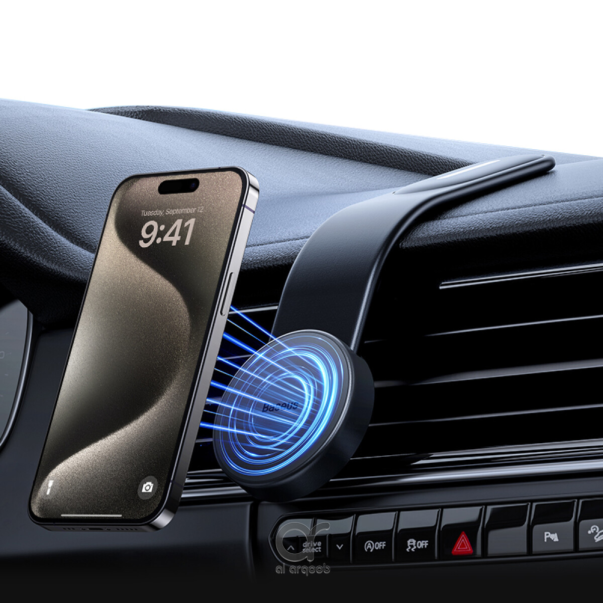 Baseus C02 Magnetic Phone Holder Cluster Black