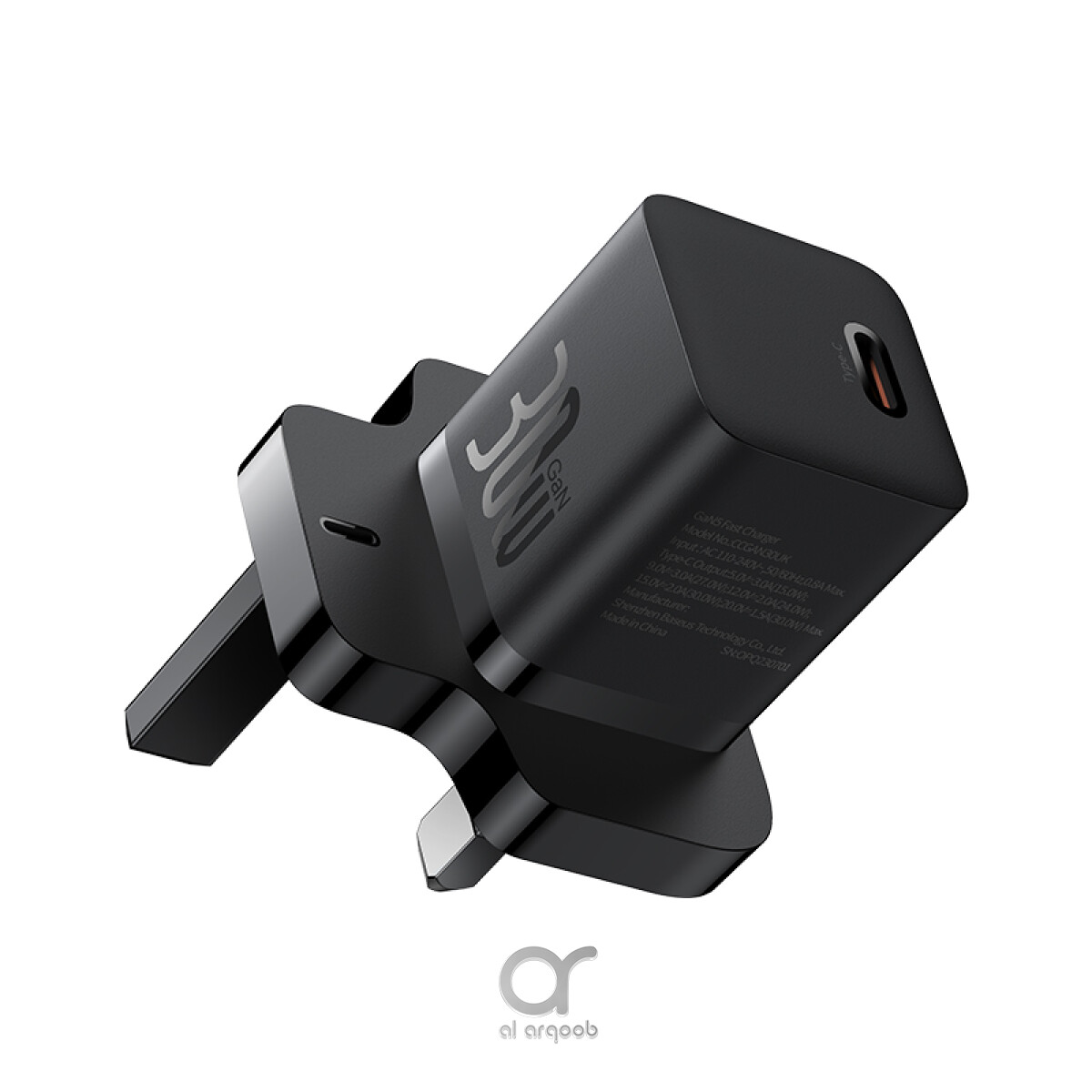 Baseus GaN5 30W Type-C Mini Fast Charger | UK Plug | Compatible With ...