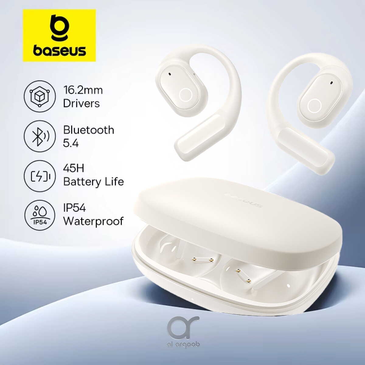 Baseus Eli 10i Fit Open-Ear TWS Earbuds – Air Conduction, BT 5.4, 45H Battery, IP54 Waterproof ...